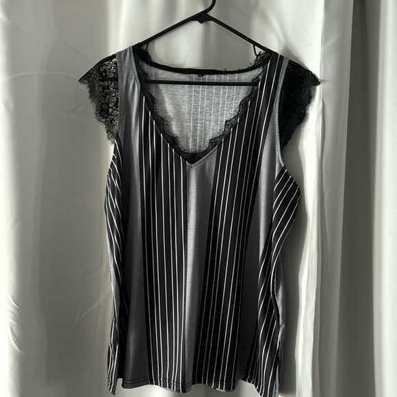 Tops | Lacy Tank Top | Poshmark